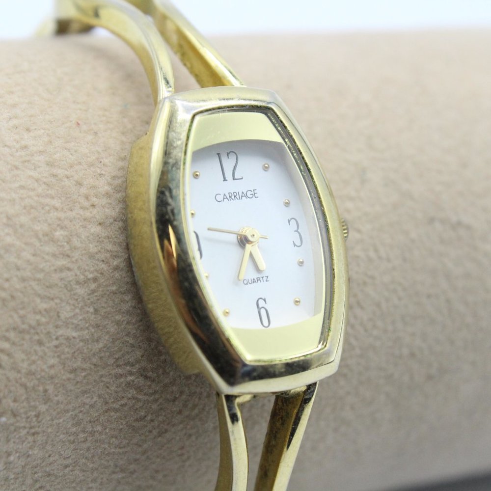 Vintage Timex Carriage Watch Women's Classic Retro Go… - Gem